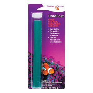 instant ocean holdfast epoxy stick, fish safe 4 oz