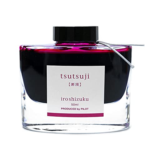 Pilot Iroshizuku Fountain Pen Ink - 50 ml Bottle - Tsutsuji Azalea (Magenta) (japan import)