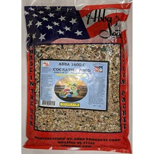 abba 1600-c cockatiel seed diet 5 lb