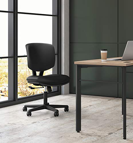 HON Volt Armless Task Chair, Black