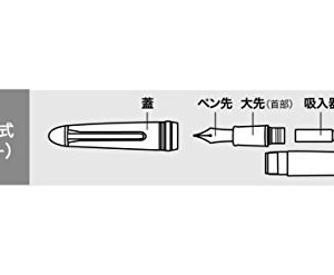 Sailor Fountain Pen Profit -InchFude De Mannen-Inch Fine Nib - Broad Nib (10-0212-740)