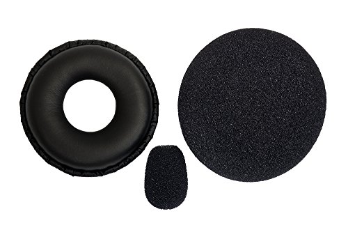 BlueParrott 202182 Replacement Ear/Mic Cushion Kit, 3 Pcs. for B250 Series Headsets