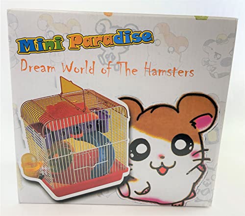 Small Hamster Rodent Cage Habitat Playhouse Gerbil Mouse Mice + Accessories New