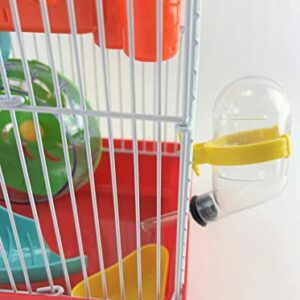 Small Hamster Rodent Cage Habitat Playhouse Gerbil Mouse Mice + Accessories New