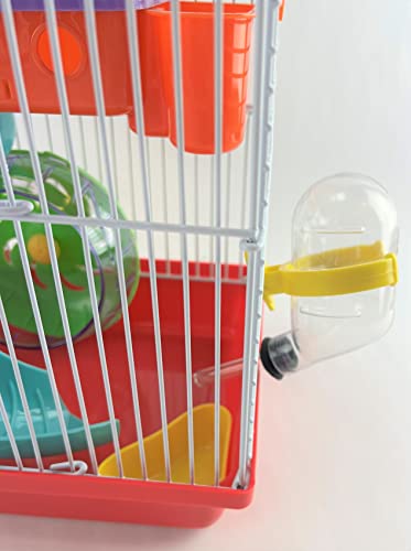 Small Hamster Rodent Cage Habitat Playhouse Gerbil Mouse Mice + Accessories New