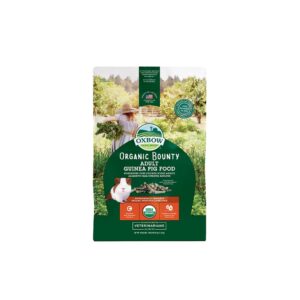 oxbow animal health organic bounty adult guinea pig food - all natural adult guinea pig food - 3 lb.