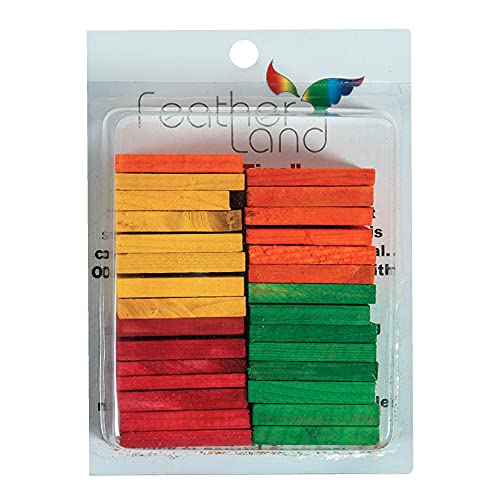 Paradise 1-1/2-Inch by 2-1/4-Inch Wood Slats Bird Toy