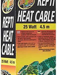 Zoo Med Reptile Heat Cable 25 Watts, 14.75-Feet