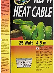 Zoo Med Reptile Heat Cable 25 Watts, 14.75-Feet