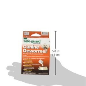 Safe-Guard (fenbendazole) Canine Dewormer for Dogs, 1gm pouch (ea. pouch treats 10lbs.)