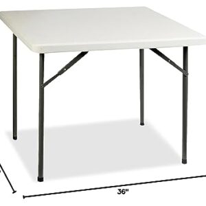 Lorell Banquet Folding Table, Platinum/Gray