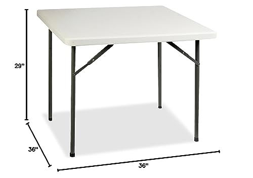 Lorell Banquet Folding Table, Platinum/Gray