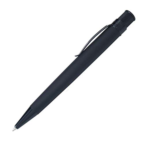 Retro 51 Tornado Deluxe Black Stealth Rollerball Pen - VRR-1701