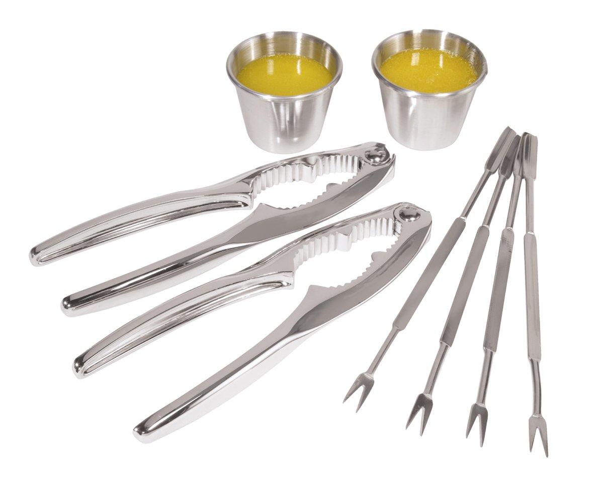 Oggi 8-Piece Stainless Steel Seafood Set