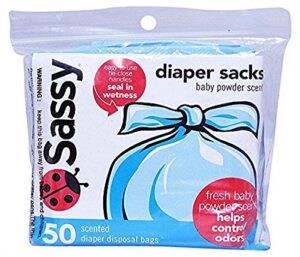 sassy disposable diaper sacks, 50 count