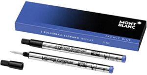 mont blanc legrand rollerball refill, fine, black