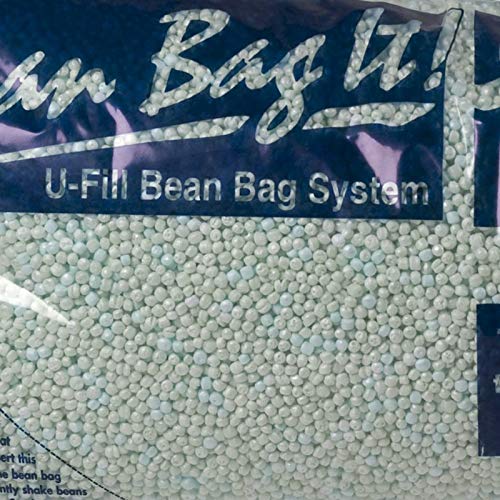 Bean Bag Fill, Grade A Poly Filler Beads by X Rocker ACEssentials, Replacement Pellets, Long Lasting and Durable, 100 Liters, White