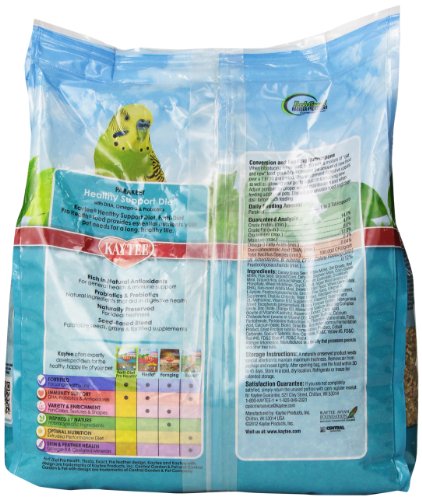 Kaytee Forti Diet Pro Health Bird Food For Parakeet, 5-Pound