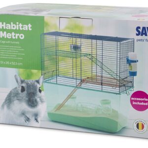 Savic Habitat Metro Cage, Navy Blue, Large