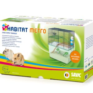 Savic Habitat Metro Cage, Navy Blue, Large