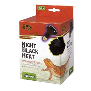 zilla incandescent spot bulbs night black 150 watts