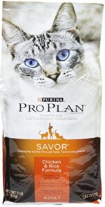 purina pro plan savor adult chicken & rice formula - 7 lb