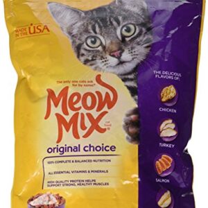 Meow Mix Original Dry Cat Food, 18-Ounce