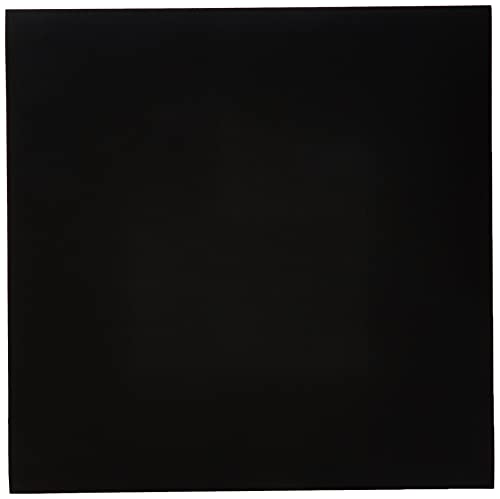 12 x 12-inch Black AC Cardstock Pack by American Crafts | Includes 60 sheets of heavy weight, textured black cardstock