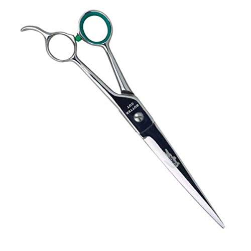 Geib Stainless Steel Crocodile Curved Pet Grooming Shears, 8-1/2-Inch