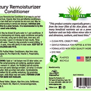 Espree Luxury Remoisturizer for Dogs & Cats | Made with 100 % Organic Aloe Vera | 1 Gallon