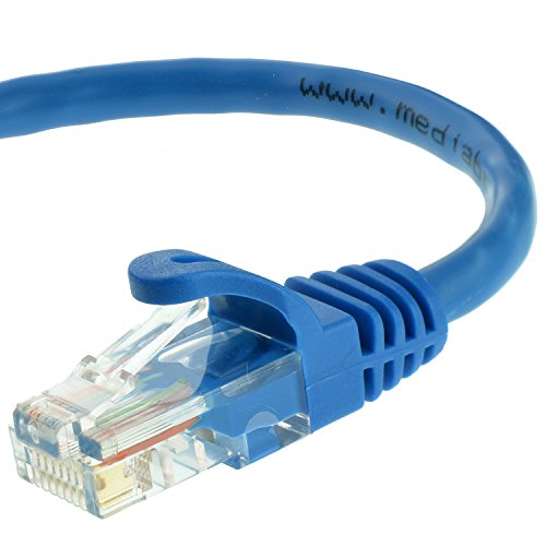 Mediabridge™ Ethernet Cable (50 Feet) - Supports Cat6 / Cat5e / Cat5 Standards, 550MHz, 10Gbps - RJ45 Computer Networking Cord (Part# 31-399-50X)