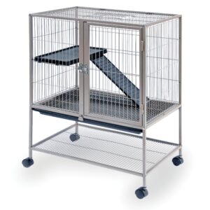 Prevue Frisky Ferret Cage with Stand 486 Coco Brown, 25 x 17.125 x 34 IN