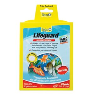 tetra 77326 tetra lifeguard tablets, 32 tablets treats 32-gallons