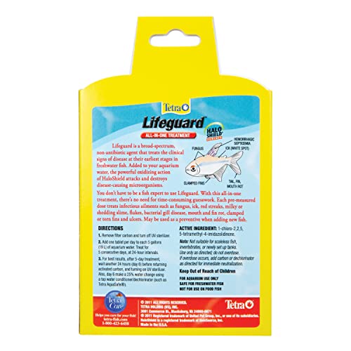 Tetra 77326 Tetra LifeGuard Tablets, 32 tablets treats 32-gallons