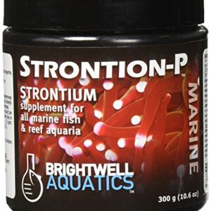 Brightwell Aquatics Strontion-P - Strontium Supplement for All Marine Aquariums, 300g