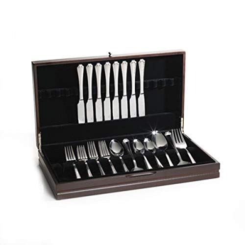 Wallace Dark Walnut Sinlge Flatware Chest, 19-Inch