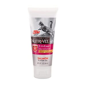 nutri-vet uri-ease paw gel for cats |helps maintain urinary tract health| salmon flavor | 3 ounces