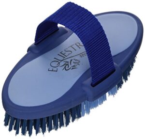 equestria oval body brush size: large (2" h x 4" w x 7.5" d), color: blue