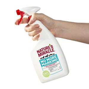 Nature’s Miracle No More Marking Stain And Odor Remover With Repellent, 24 Ounces, Helps Discourage Repetitive Pet Marking