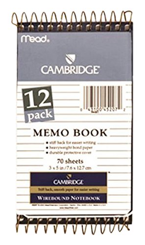 Cambridge Writing Pads - 12 Pack with 70 Sheets in each Writing Pad