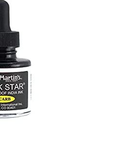 Dr. Ph. Martin's Black Star India (Hi-Carb) Ink Bottle