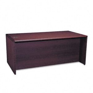 HON 10700 Series Desk, 3/4 Height Double Pedestals, 72w x 36d x 29 1/2h, Mahogany