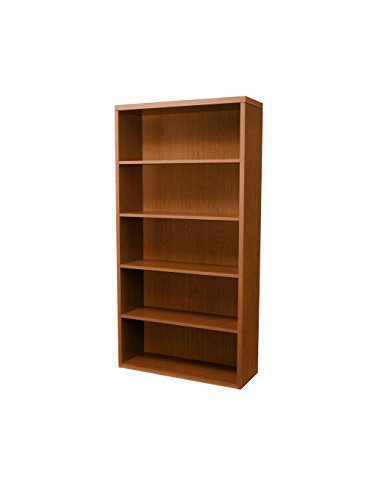 HON Valido 11500 Series Bookcase, 5 Shelves, 36 W by 13-1/8 D by 71 H, Bourbon Cherry