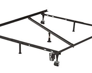 2K Furniture Designs Bed Frame, Full, Black