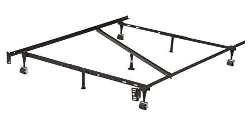 2K Furniture Designs Bed Frame, Full, Black