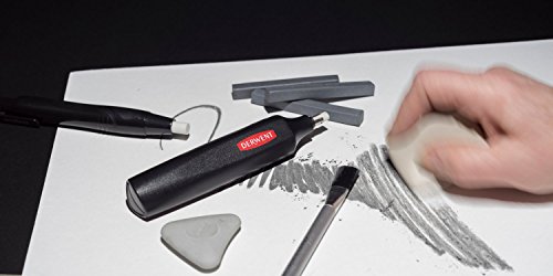 Derwent Battery Operated Eraser, Artist Tool, Drawing, Art Supplies (2301931) , Black