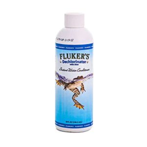 fluker's aloe dechlorinator reptile water cleaner, 8oz