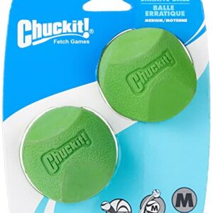 ChuckIt! Erratic Ball Dog Toy, Medium (2 Pack)