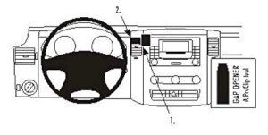 brodit proclip 213456 for sprinter 07-13 crafter 07-14 center mount