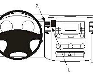 Brodit ProClip 213456 for Sprinter 07-13 Crafter 07-14 Center Mount